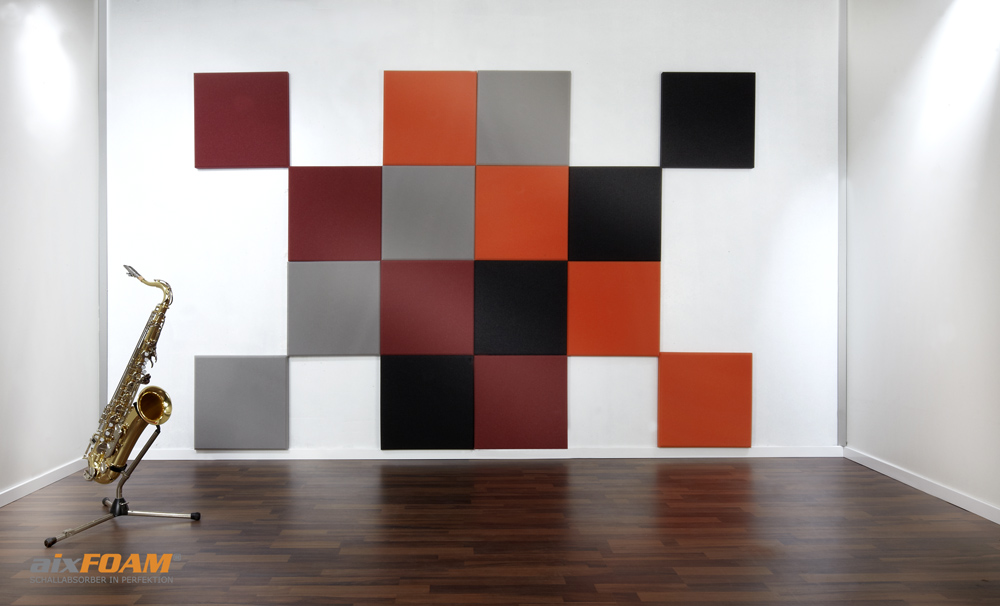 Akustikelement för musikstudior och repetitionslokaler